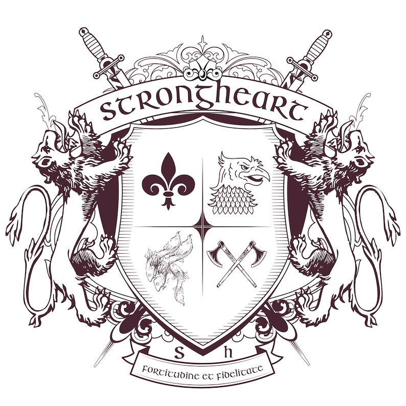 Custom Family Crests – Coat of Arms for Weddings, New Homes ...