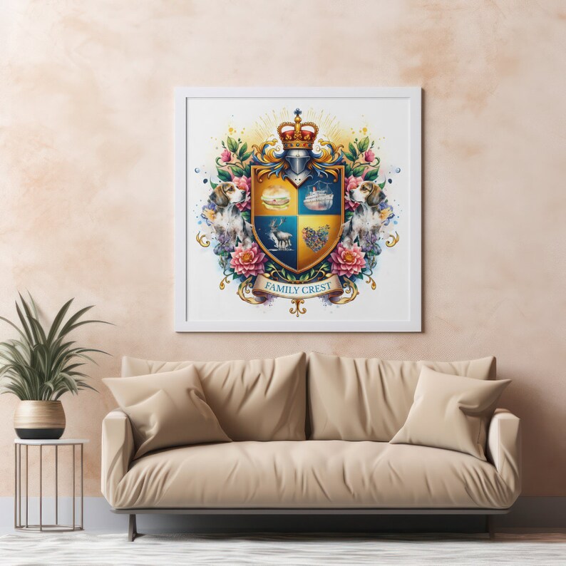 Family Crest, Custom Family Crest, Crafting and Preserving Family ...