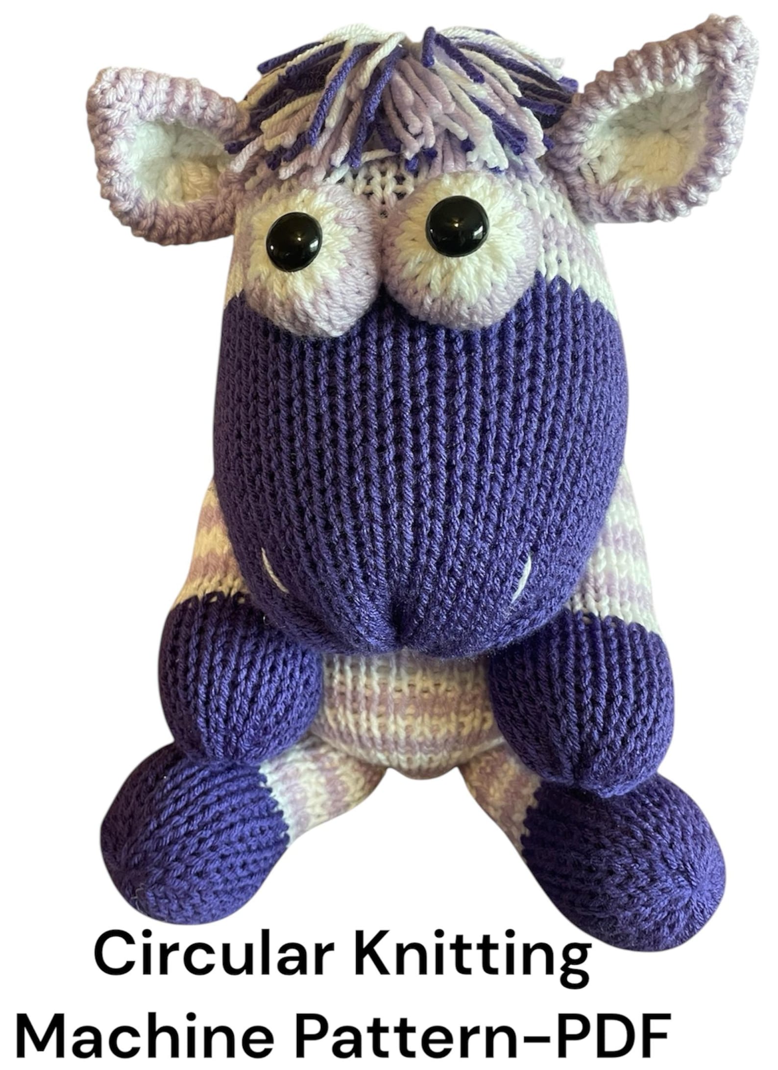 Whimsical Zebra - Circular Knitting Machine - Knitting - PDF Pattern ...