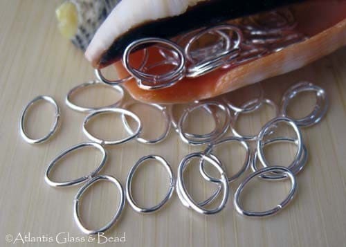 Oval Jump Rings 22 Gauge 7.5mm X 5.5mm 50 Pieces. AGB Handmade - Etsy