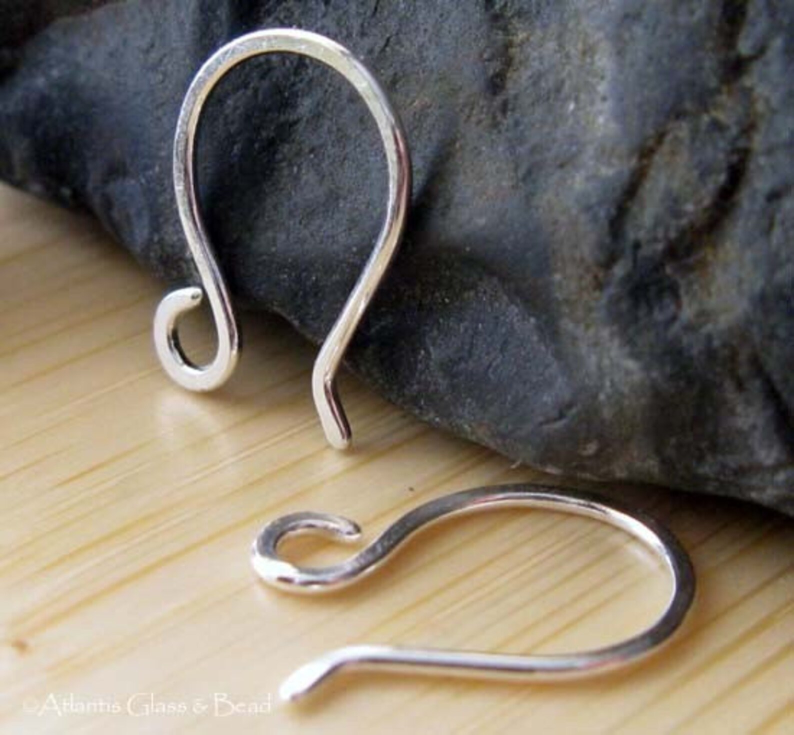 Dainty Earring Hooks. Handmade Artisan Jewelry Findings in Sterling ...