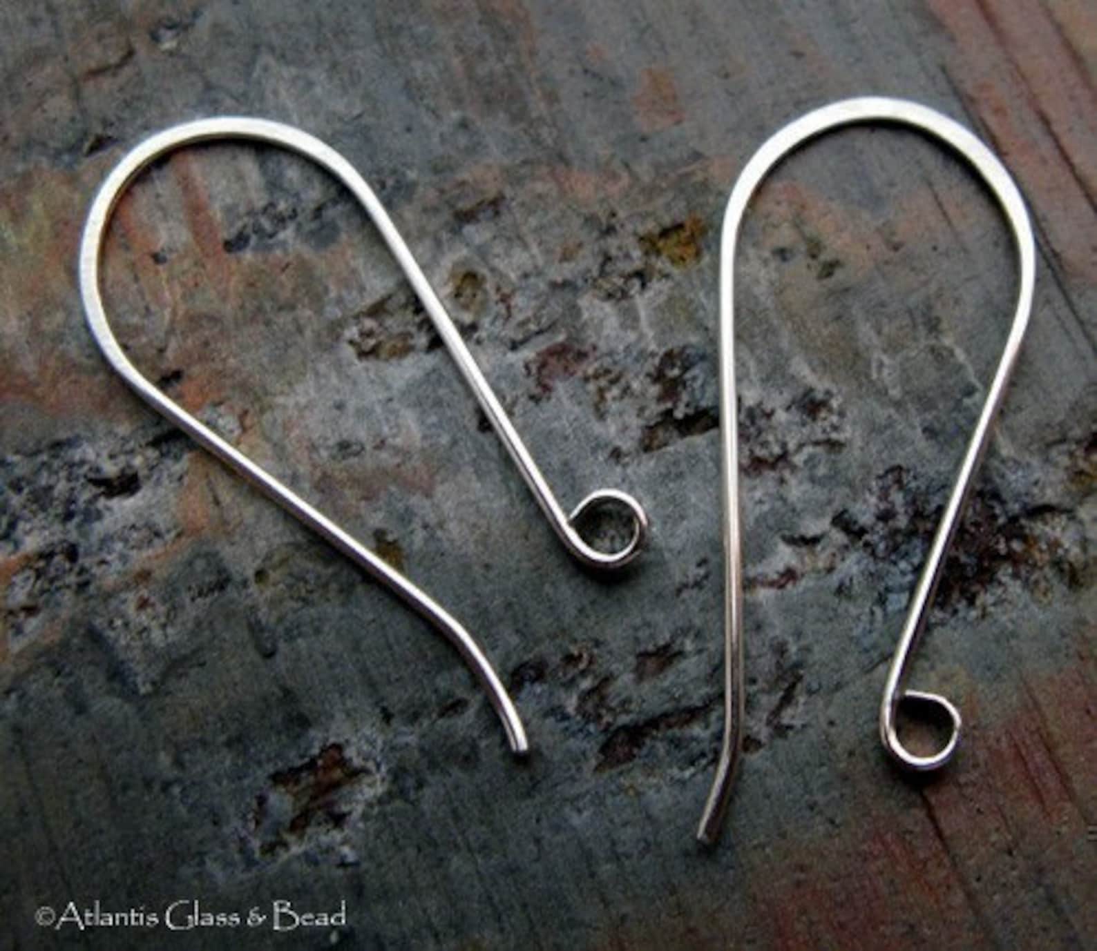 Artisan Handmade Earring Wires. Sterling Silver or 14k Gold Filled 4 ...