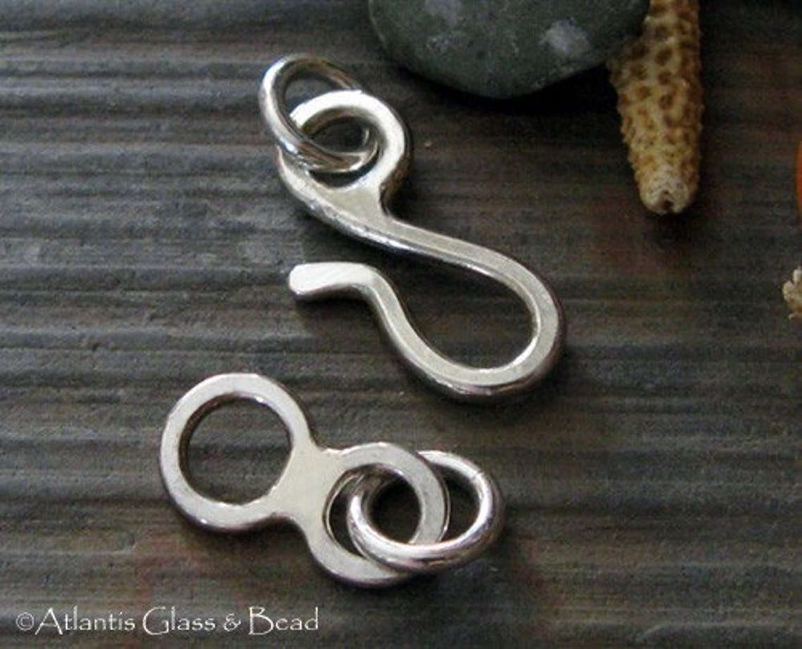 Sturdy Hook Clasp Set. Artisan Handmade for Necklaces or Bracelets ...