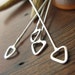 Simple Sterling Silver or 14k Gold Filled Triangle Head Pins. Artisan ...