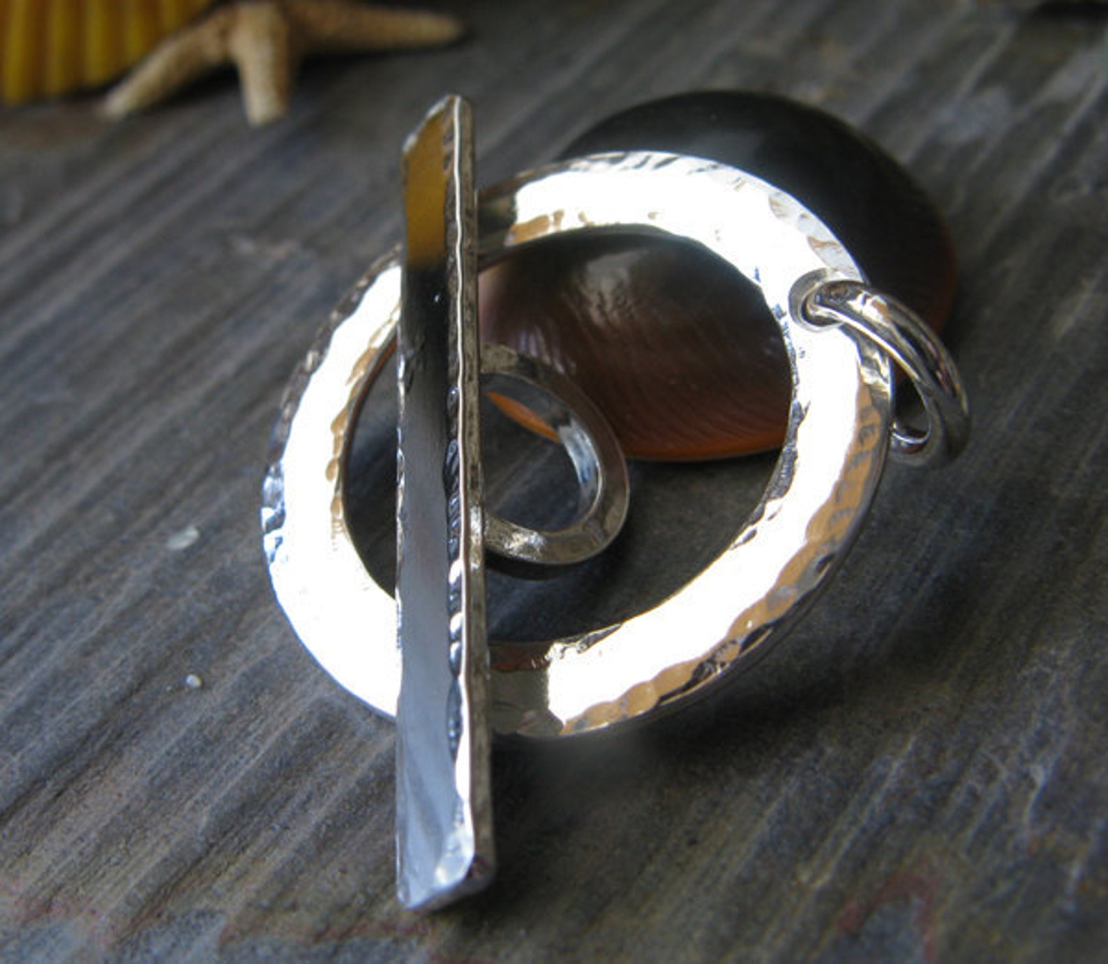 Fancy Large Toggle Bar Front Necklace Clasp Set. Artisan - Etsy