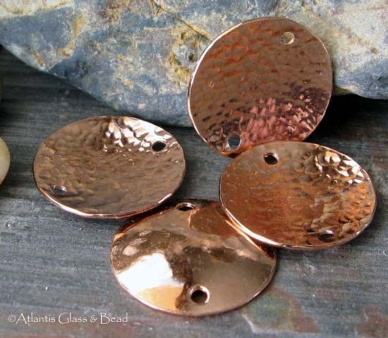Copper Hammered Domed Discs. You Choose Size and How May - Etsy