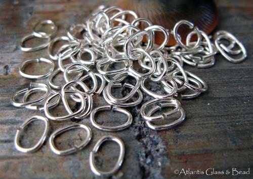 Oval Jump Rings 22 Gauge 5mm 50 Pieces. AGB Handmade Artisan - Etsy