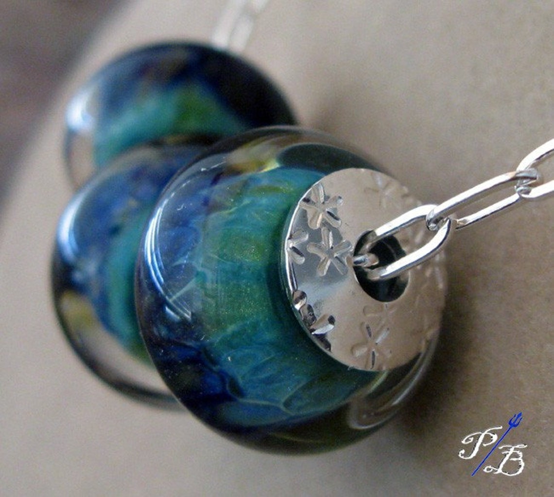 Large Hole Star Bead Caps 10mm. Artisan Handmade Sterling Silver ...