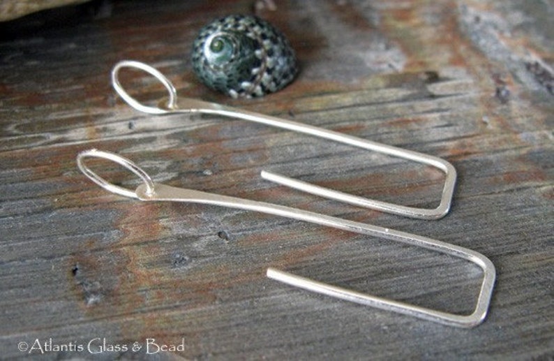 Sqaure Hook Earring Wires. Sterling Silver or 14k Gold Filled - Etsy