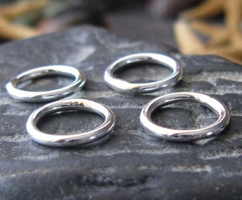 Sterling Silver Closed Smooth 16 Gauge Rings. You Choose Size - Etsy