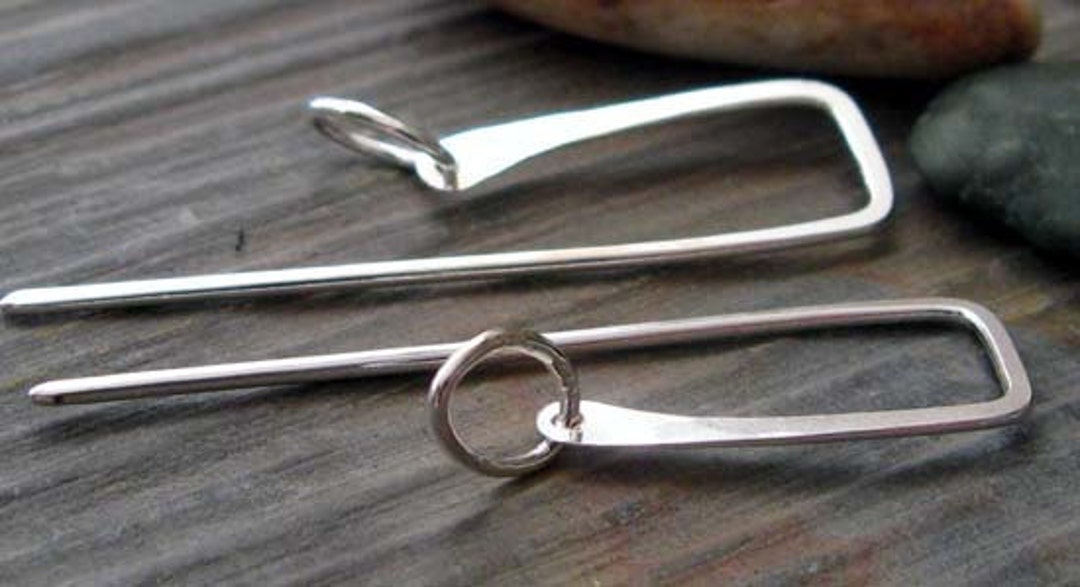 Square Hook Wire Earrings. Sterling Silver or 14k Gold Filled. Simple ...
