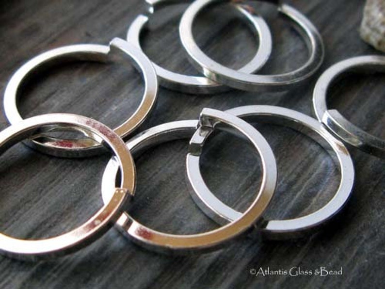 Round Square Wire Jump Rings 16 Gauge Thick. AGB Artisan | Etsy