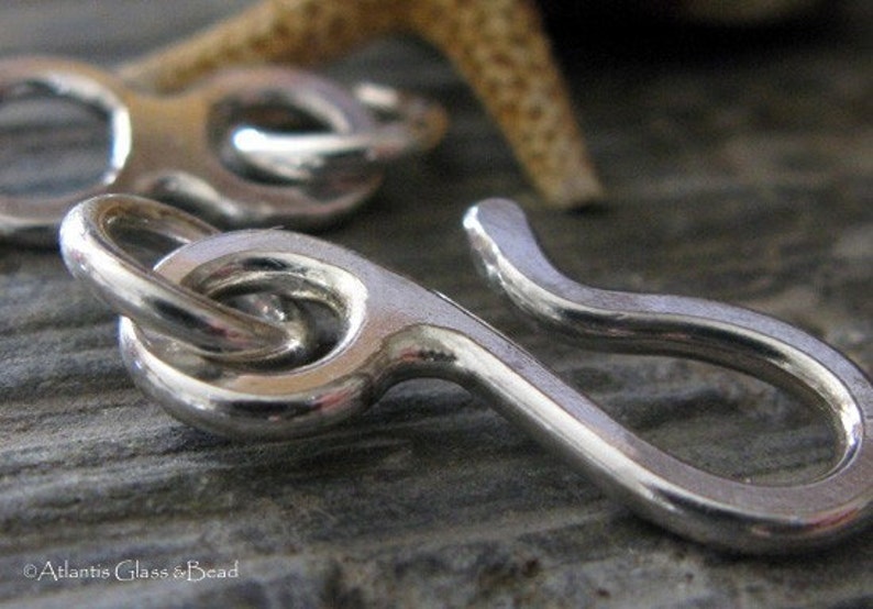 Sturdy Hook Clasp Set. Artisan Handmade for Necklaces or Bracelets ...