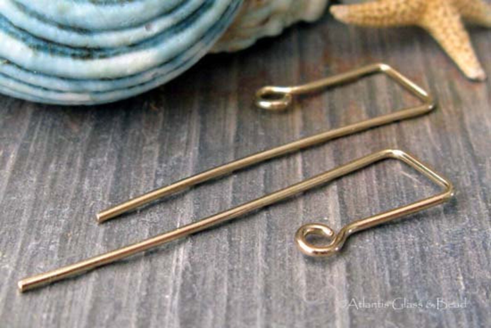Square Earring Hooks. Handmade Sterling Silver or 14k Gold - Etsy
