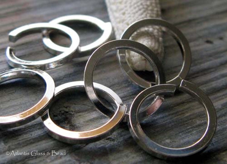 Round Square Wire Jump Rings 16 Gauge Thick. AGB Artisan - Etsy