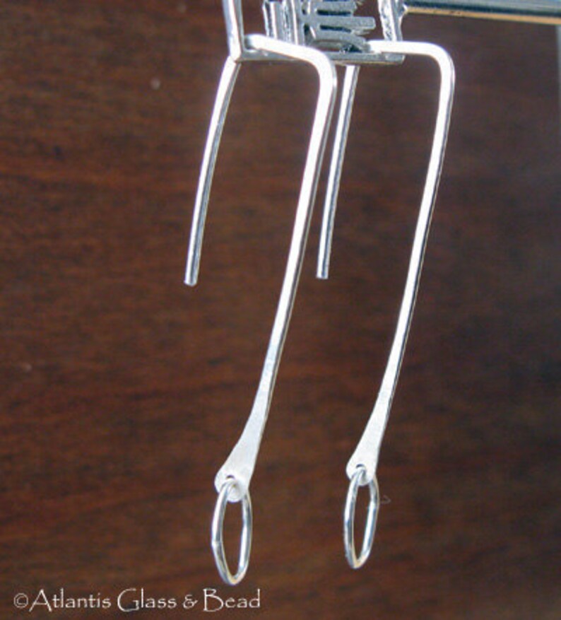 Sqaure Hook Earring Wires. Sterling Silver or 14k Gold Filled Ear Hooks ...