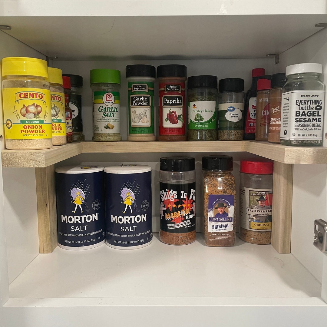 Wooden Spice Shelf - Etsy