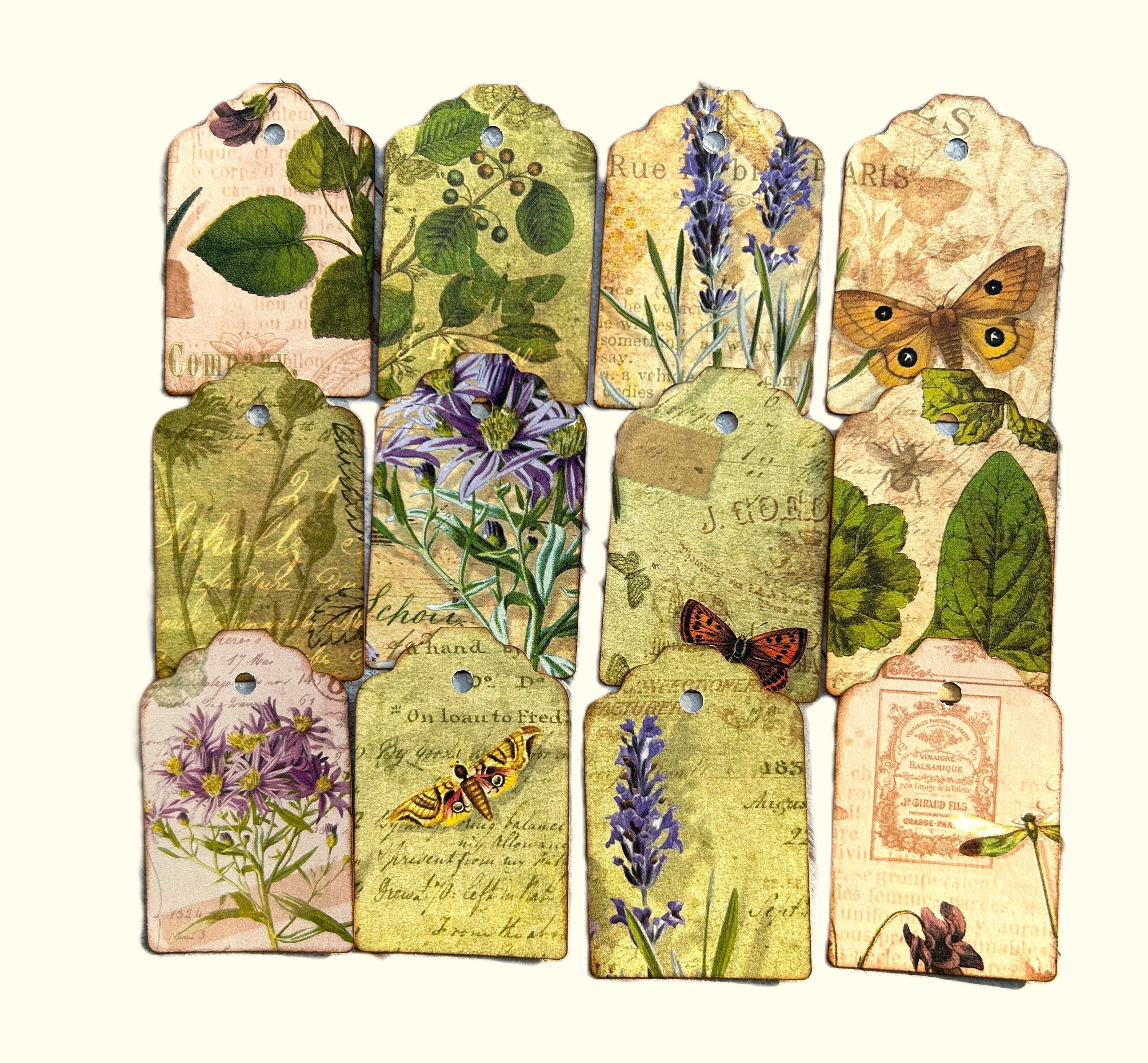 Ephemera, Tags, Journal, Gift Tags, Scrapbooking, Junk Journal ...