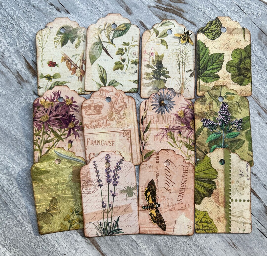 Ephemera, Tags, Journal, Gift Tags, Scrapbooking, Junk Journal ...