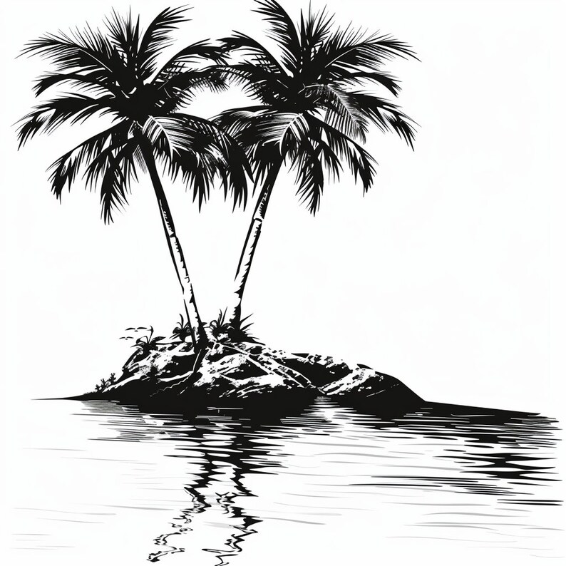 Digital Print Svg Beach Tropical - Etsy