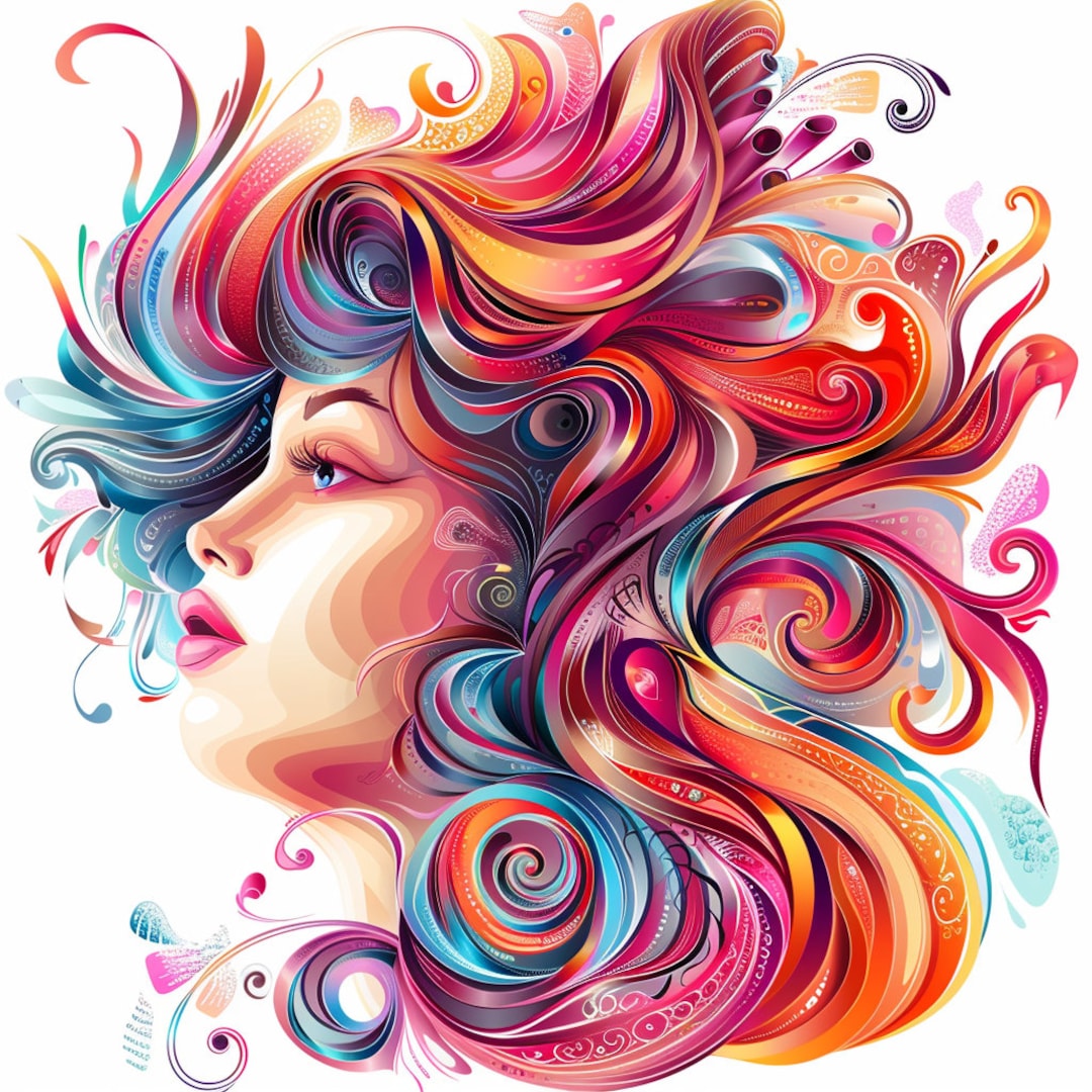 Digital Print Clipart Girl - Etsy