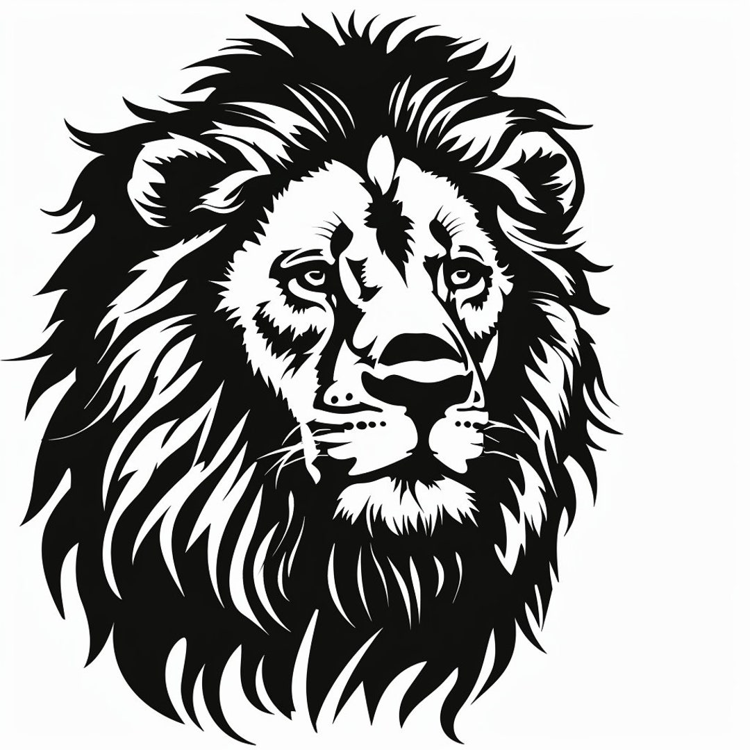 Beautiful Lion Svg - Etsy