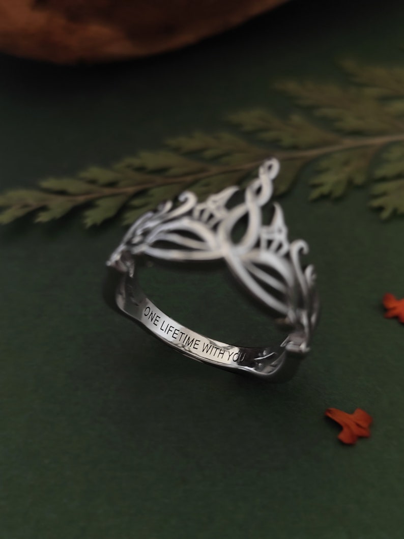 Elvish Crown Ring, Arwen Tiara Ring, Elven Ring, Arwen Ring, Elvish ...
