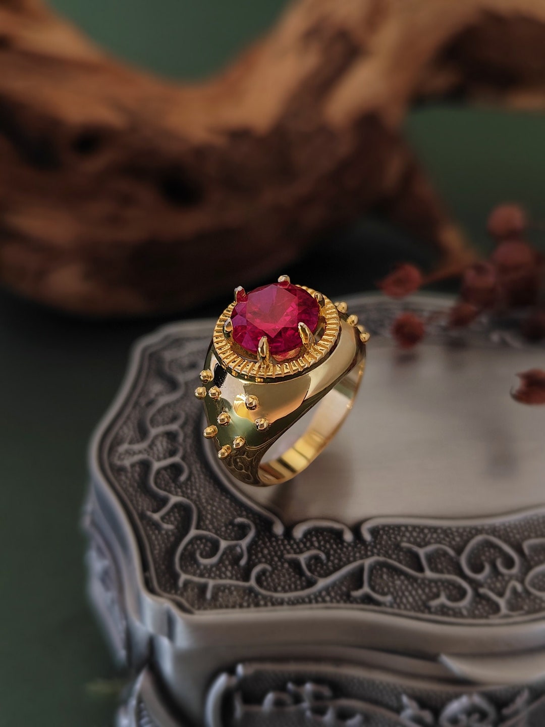 Elvish Ring, Narya Ring, Elven Ring, Arwen Ring, Elvish Jewelry, Elf ...