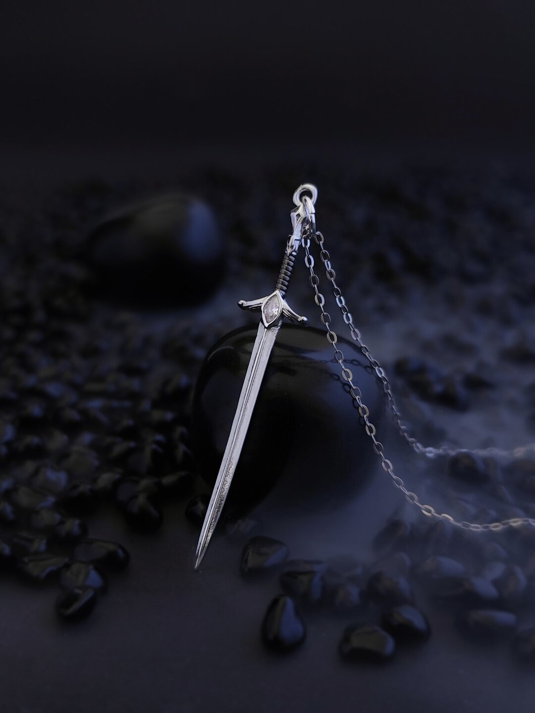 Ataraxia Sword Necklace, Nesta Archeron Sword, Acotar Necklace, Velaris ...