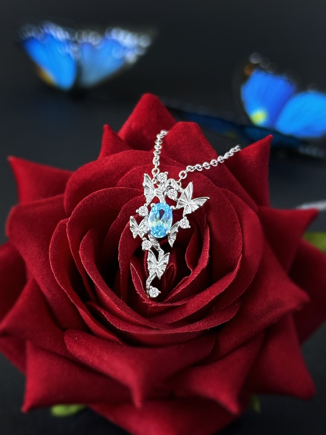 Caraval Officially Licensed, Donatella Butterflies Necklace, Scarlett ...