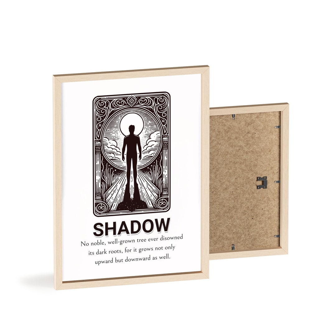 Shadow Wall Art, Psychology Quotes Art, Digital Dowlnload Poster Art ...