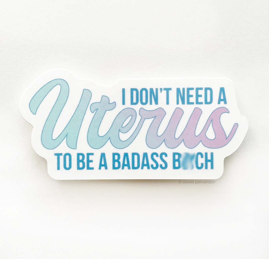 Hysterectomy Sticker. Vinyl Sticker. - Etsy