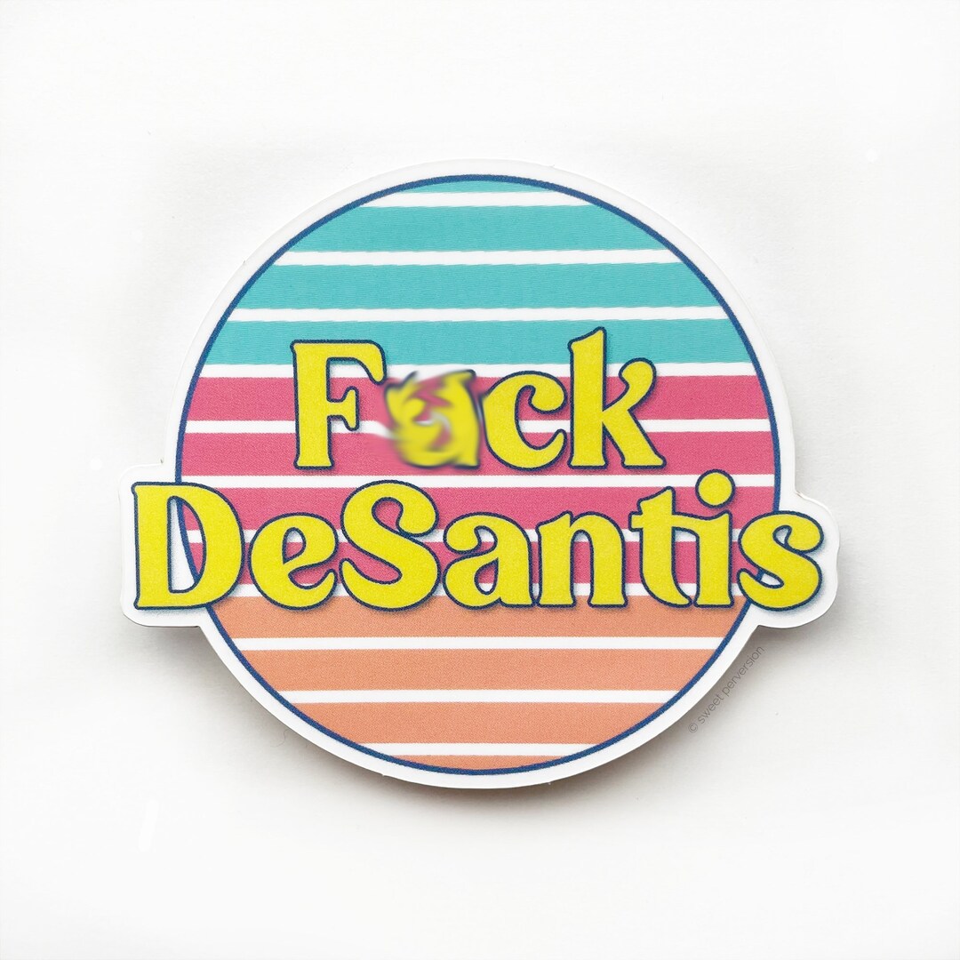 Ron Desantis Sticker. Vinyl Sticker. - Etsy