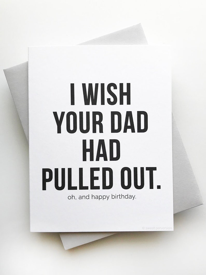 Funny Birthday Card Adult Birthday Card Blank Birthday Etsy