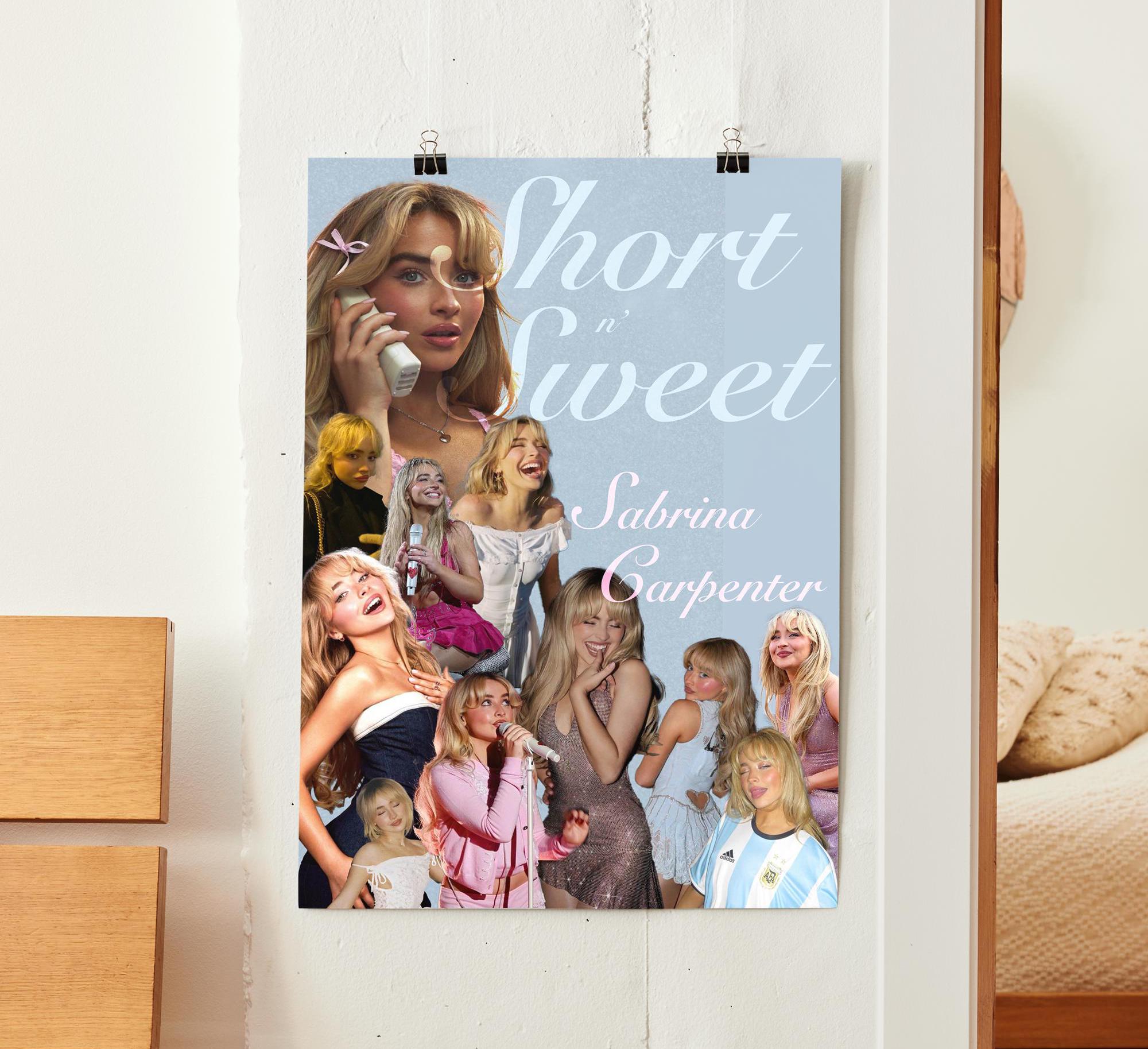 Sabrina Carpenter Poster, Short and Sweet Poster, Sabrina Carpenter ...