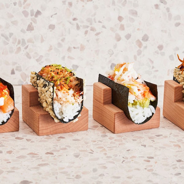 Wooden Sushi Plates - Etsy