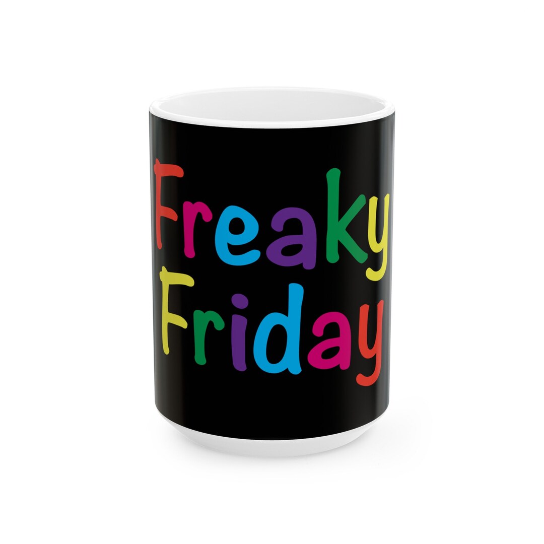 Mug Freaky Friday Black - Etsy