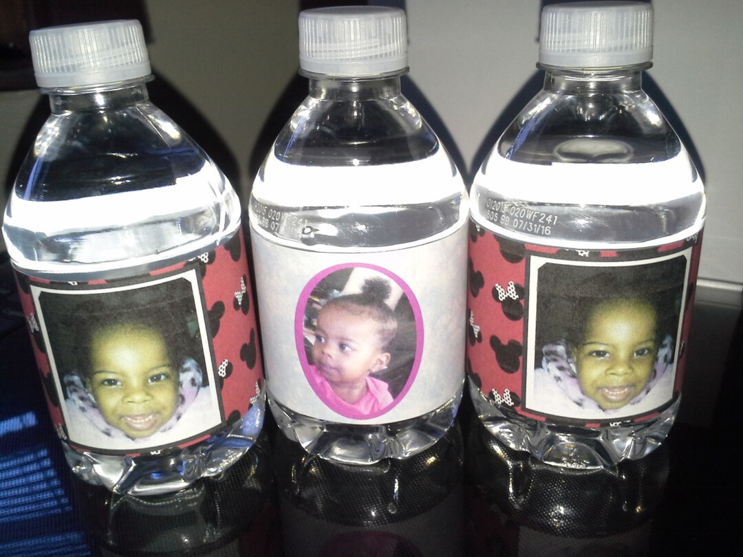 Kids Water Bottle Favor Labels - Etsy