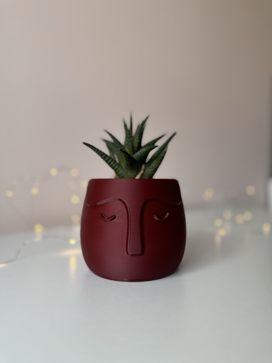 Nordic Face Flower Pot 3D Printed Planter Flowerpot Minimalistic Vase ...