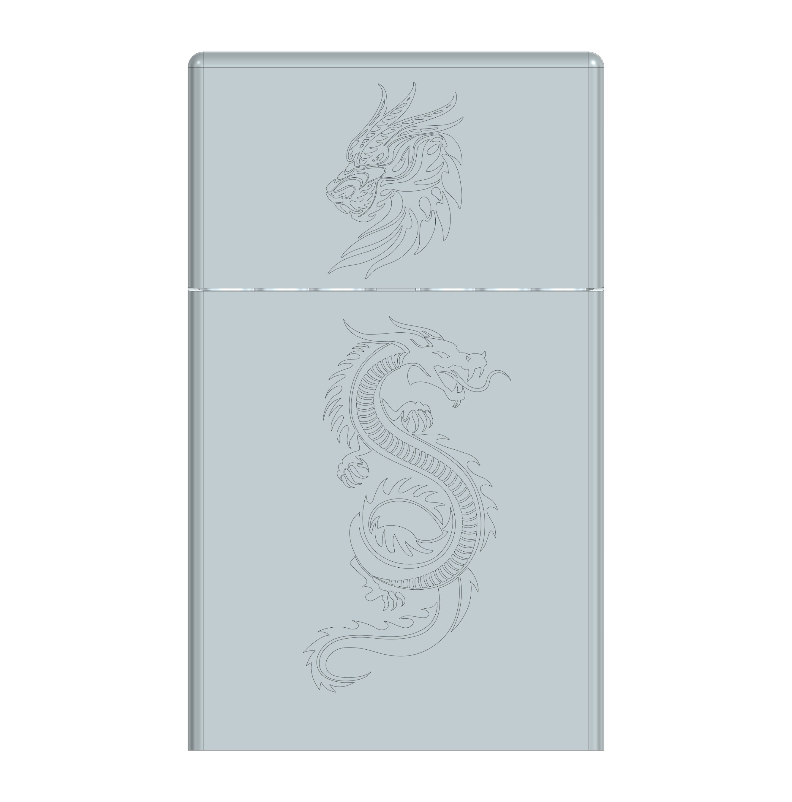 Cigarette Box 3D Print STL File | Cigarette Case | 3D Digital File | 3D ...