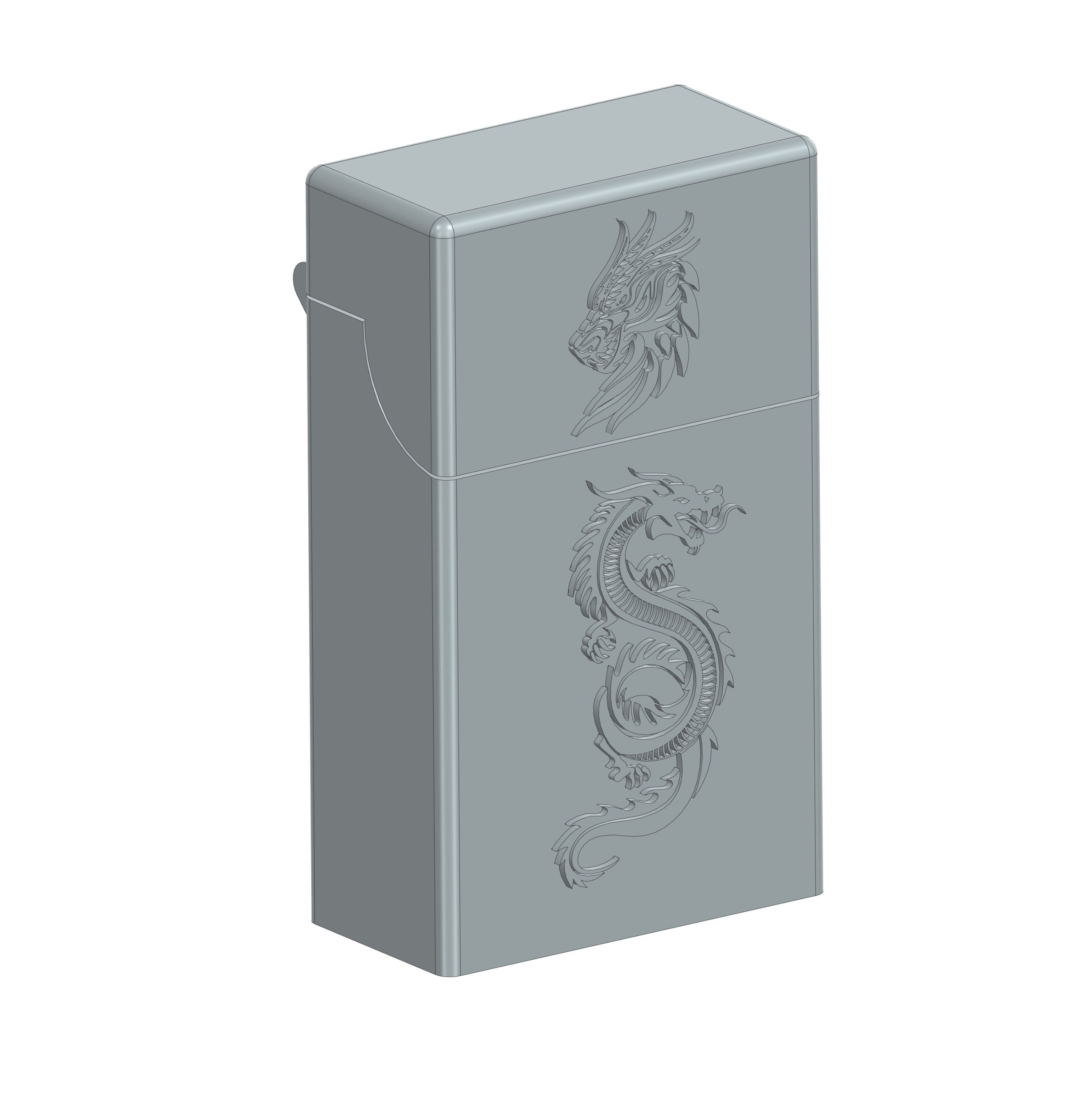 Cigarette Box 3D Print STL File | Cigarette Case | 3D Digital File | 3D ...
