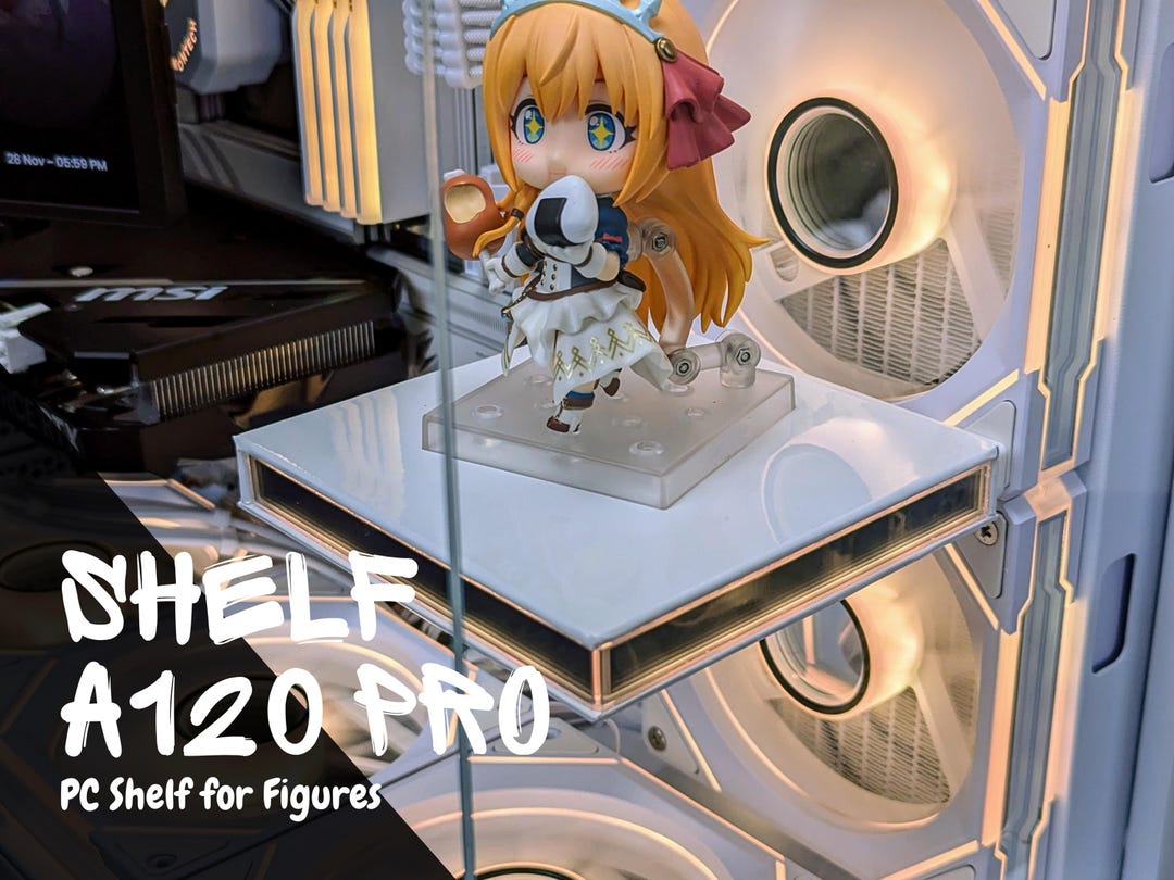 Shelf A120 Pro - RGB Floating PC Shelf Platform for Figure Figurine ...