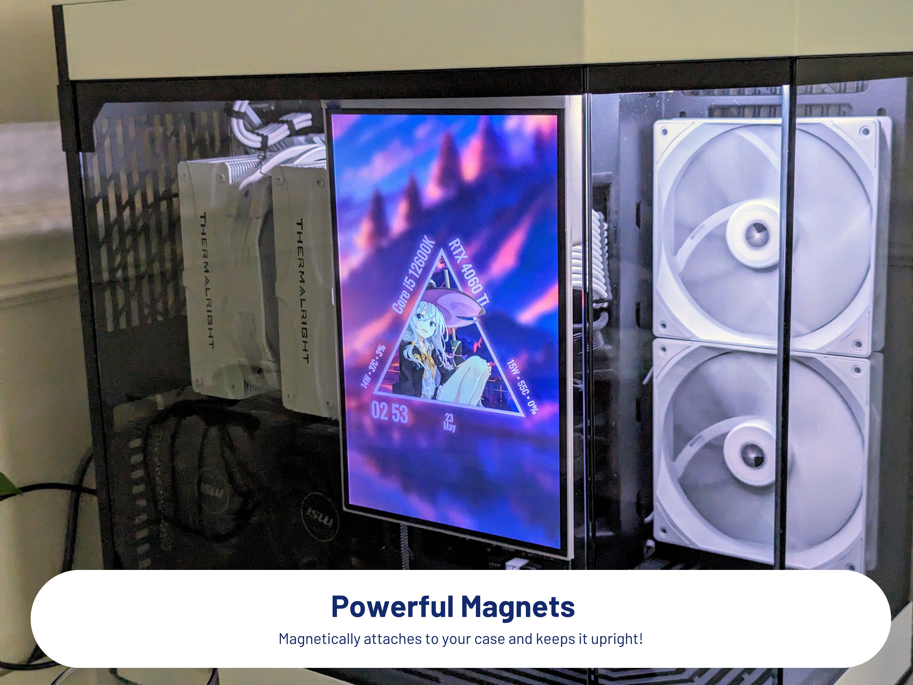 Panel51 Magnetic Sensor Panel 10.1 CPU GPU Monitor PC Temp Screen - Etsy