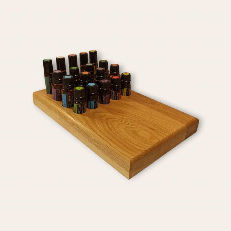 Oak Essential Oil Holder for Storing Doterra Oils and Diffusers - Etsy