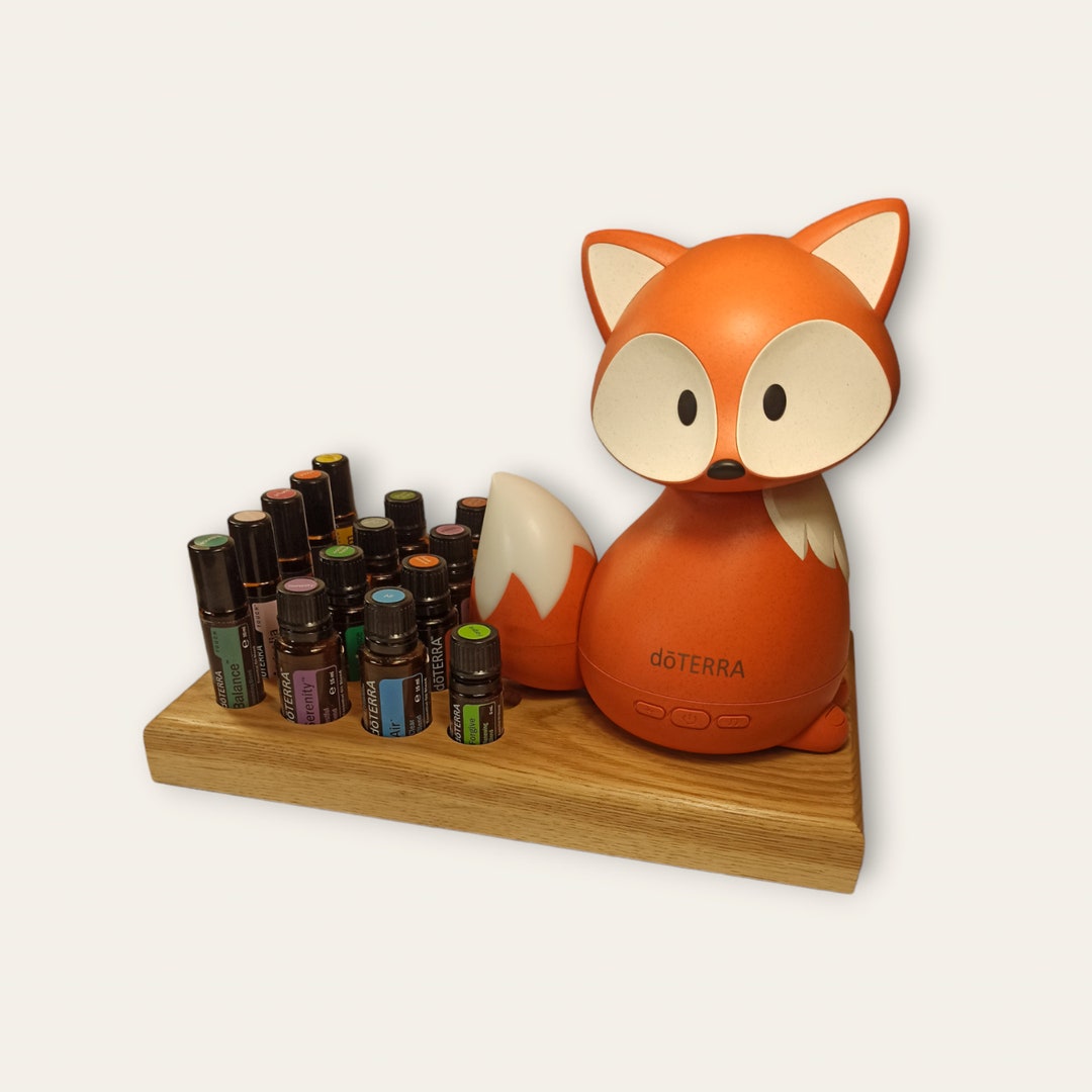Oak Essential Oil Holder for Storing Doterra Oils and Diffusers - Etsy