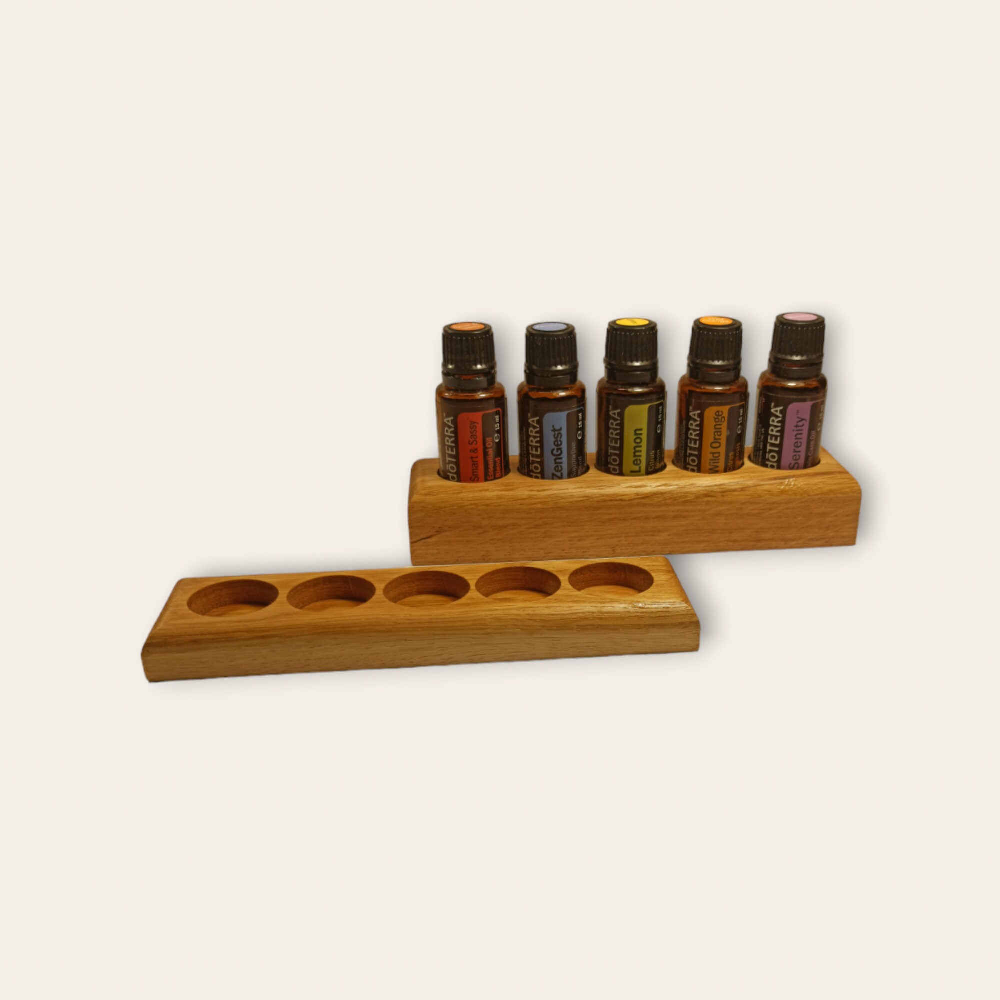 Stand for Doterra 15ml 5 Pcs Essential Oil Storage Stand Oak Essential ...