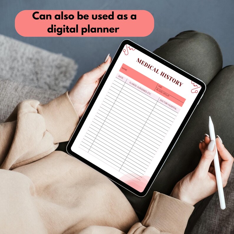 Medical Planner Printable, Diabetes Tracker Log, Medication Tracker ...