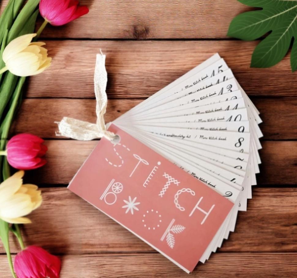 Beginner Cross Stitch Mini Book | Learn Needlework & Sewing Techniques ...