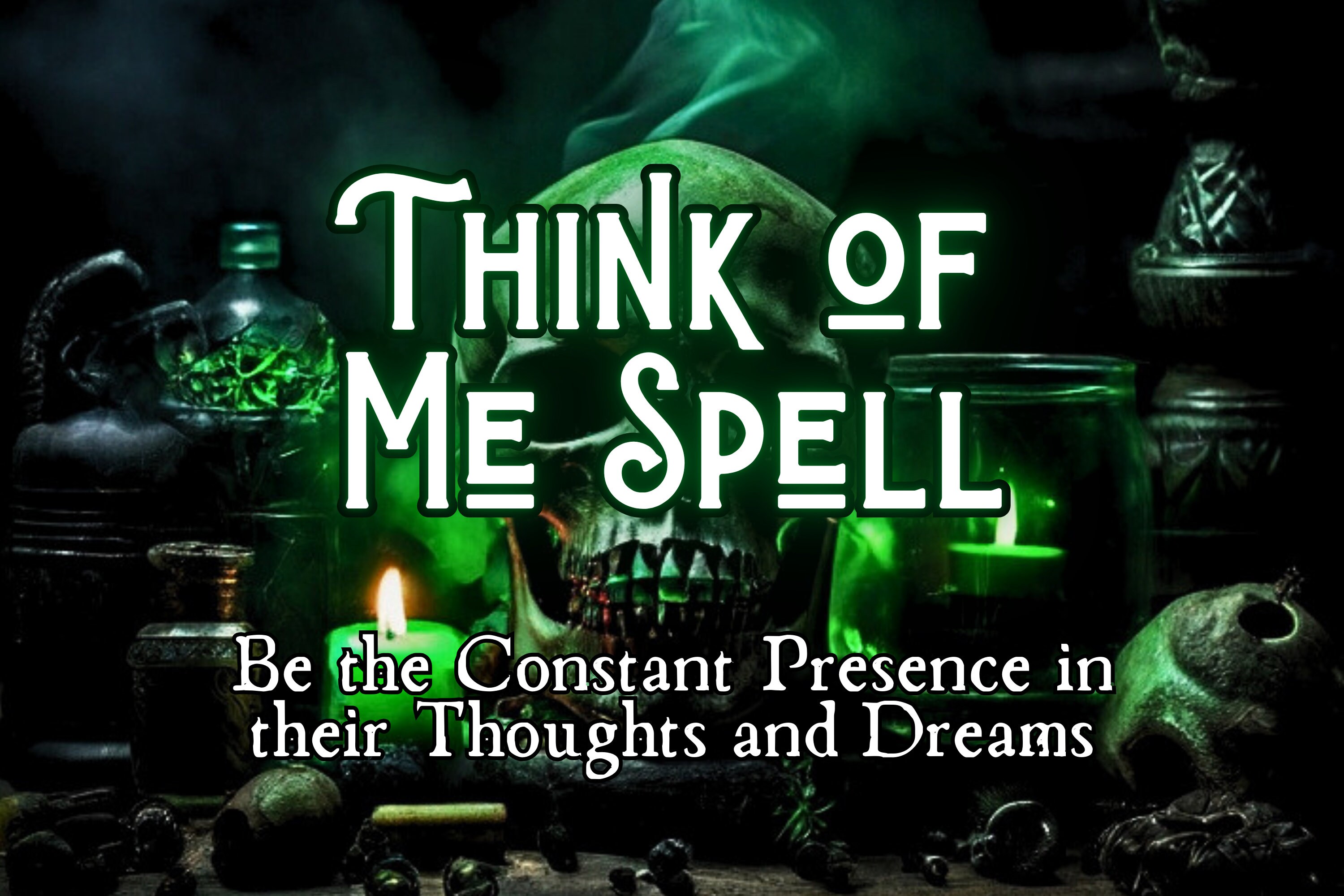 Think of Me Spell, Obsession Love Spell, Strong Mind Control Spell - Etsy