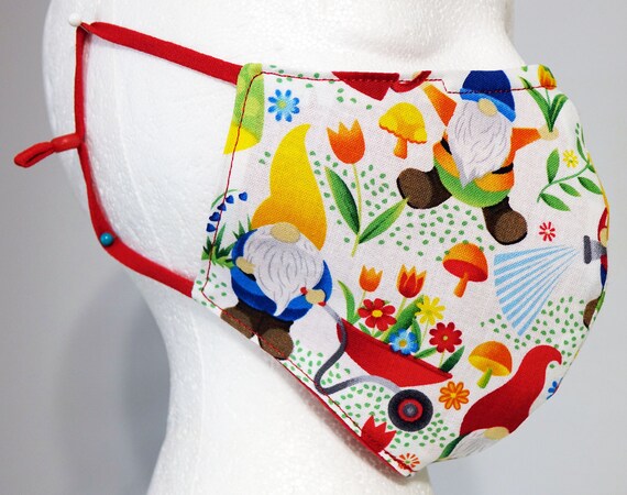 Gnome Worry Be Happy Gardening Gnomes Colorful Mushroom | Etsy